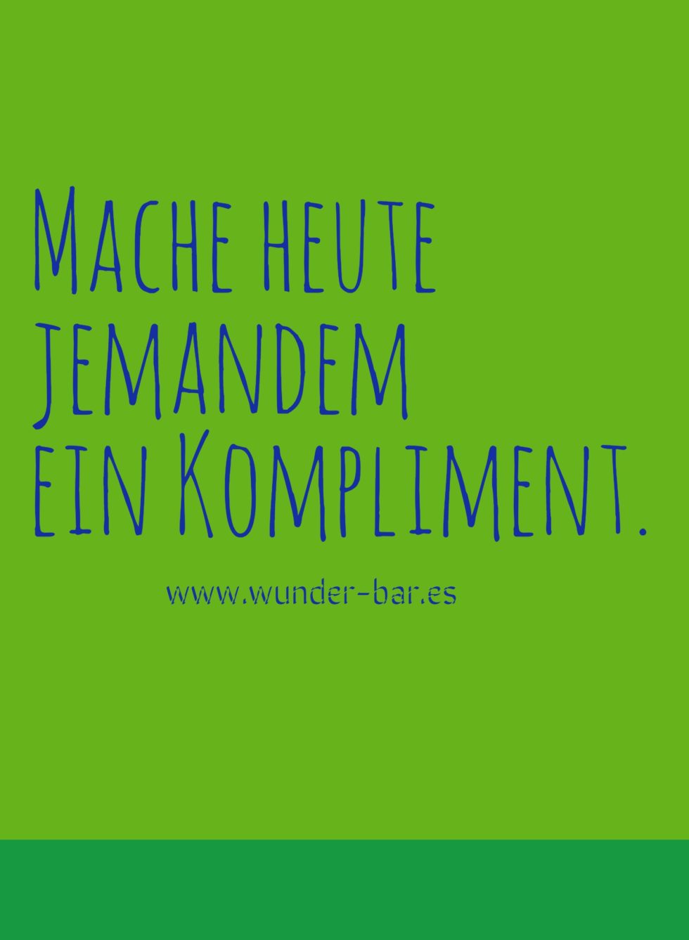 Montag! Hallo, schön dass Du da bist ! Alles eine Frage der Sichtweise...