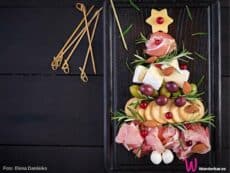 Kalte Platte zu Weihnachten | Festliche Wurst- und Käseplatten