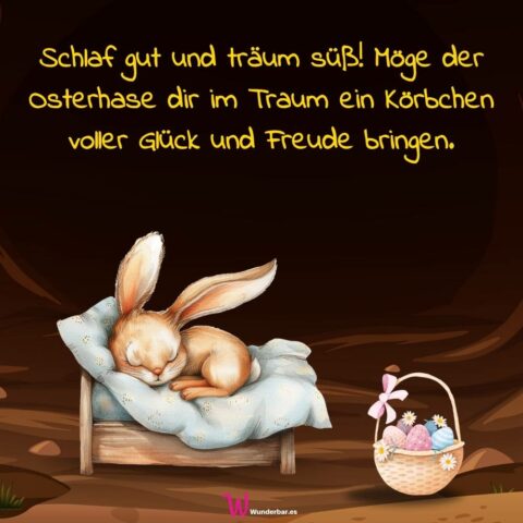 Gute Nacht Grüße für Ostern | Schlaf gut Sprüche für die Osterzeit ...